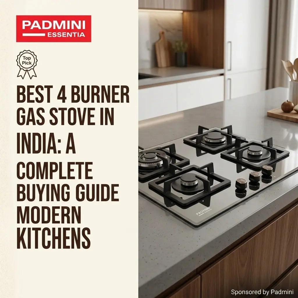 Best 4 Burner Gas Stove in India | Buying Guide for Modern Kitchens ...